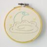Space inspired hand embroidery patterns for beginners