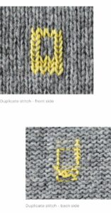 Duplicate stitch - Practical Embroidery online school