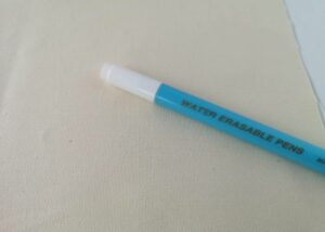 How to clean pattern transfer marks from fabric