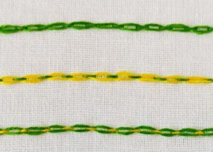 Running stitch and its variations - hand embroidery stitches