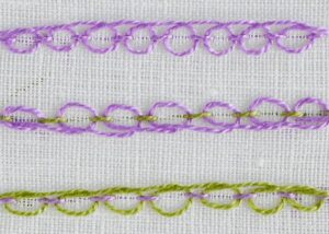 Running stitch and its variations - hand embroidery stitches