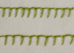 Blanket stitch variations guide: Library of Hand Embroidery Stitches