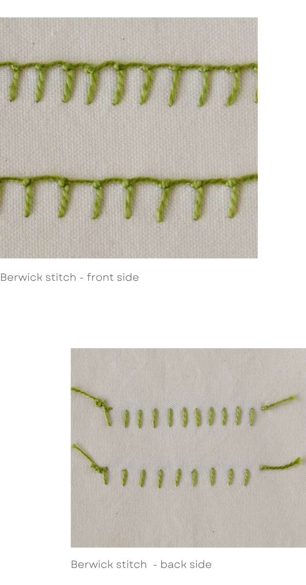 Berwick stitch - Practical Embroidery online school