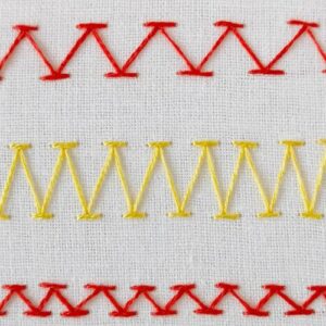Chevron Stitch Embroidery: Library of Hand Embroidery Stitches