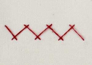 Herringbone Stitch Embroidery: Library of Embroidery Stitches
