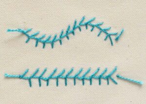 Fern stitch Hand Embroidery: Library of Hand Embroidery Stitches