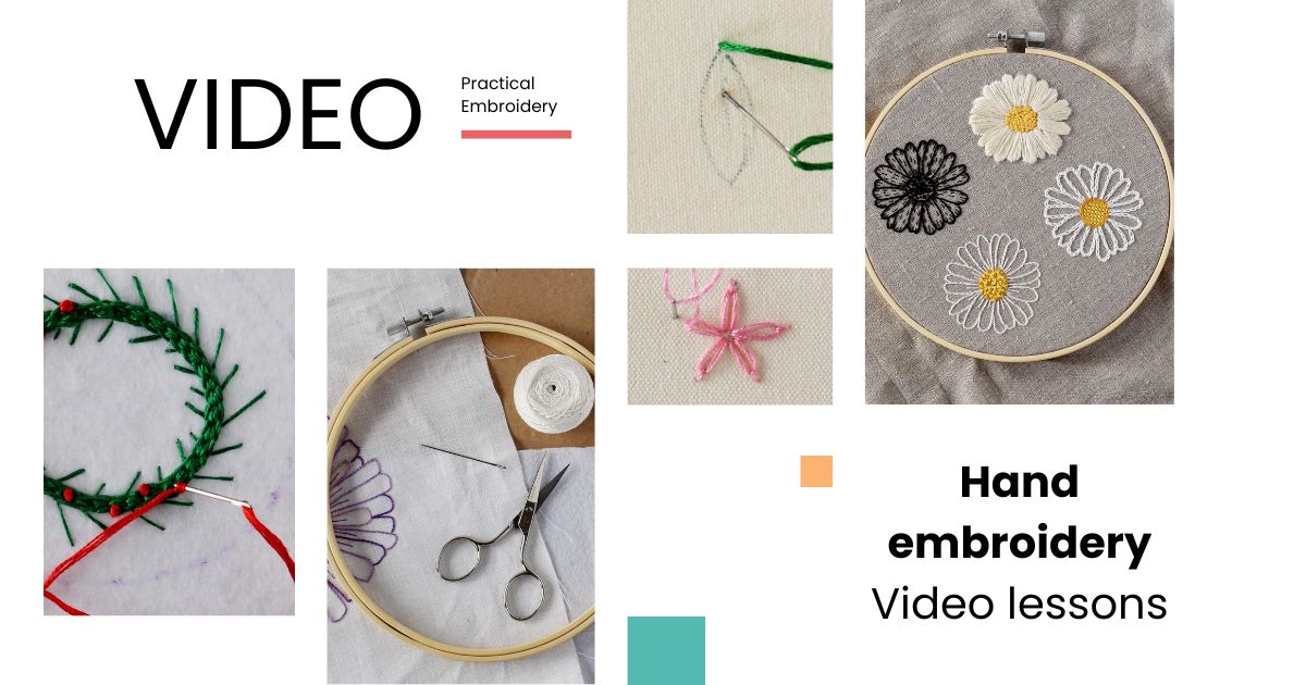 Embroidery Video Tutorials A-Z