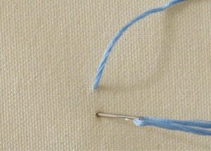 Bullion knot : Library of hand embroidery stitches