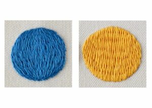 Long and Short Stitch for Round Shapes - Sphere and a Circle