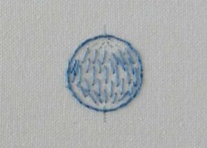 Long and Short Stitch for Round Shapes - Sphere and a Circle