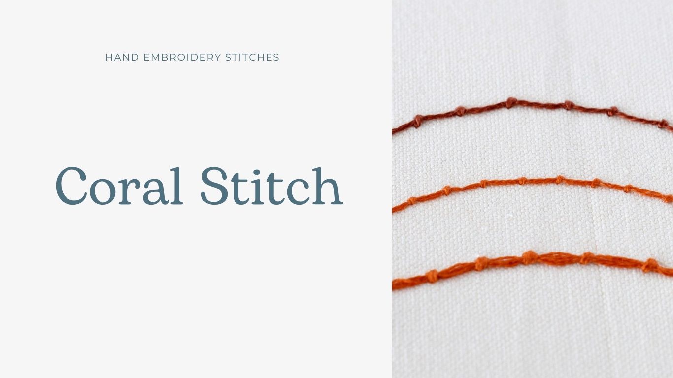 Coral Stitch : Library of hand embroidery stitches