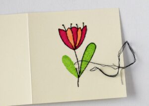 How to make hand embroidered cards: Tutorial + Free PDF Pattern