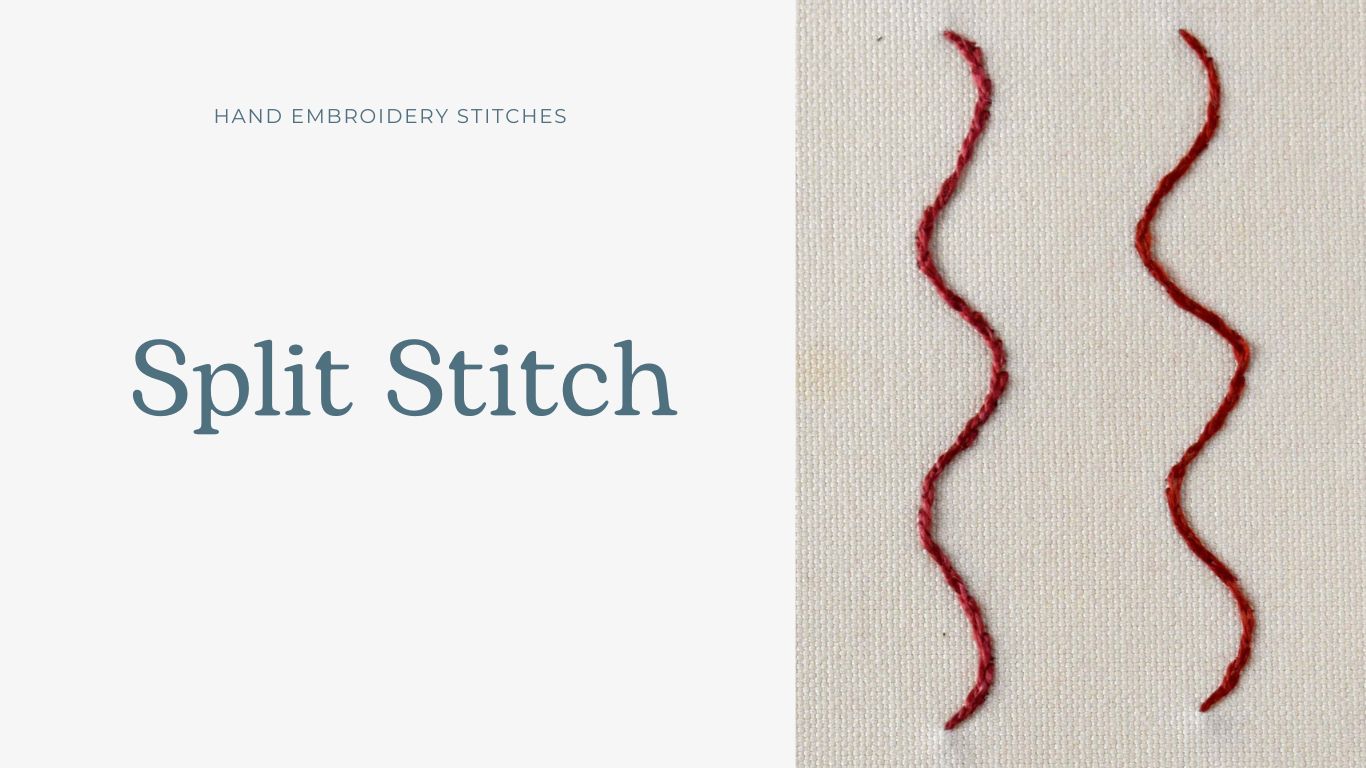 Split Stitch Hand Embroidery: Library of Hand Embroidery Stitches