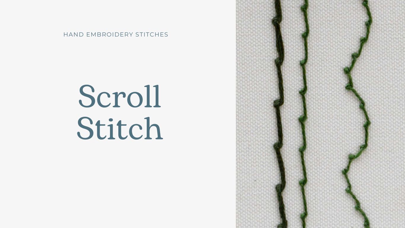 Scroll Stitch: Library of Embroidery Stitches