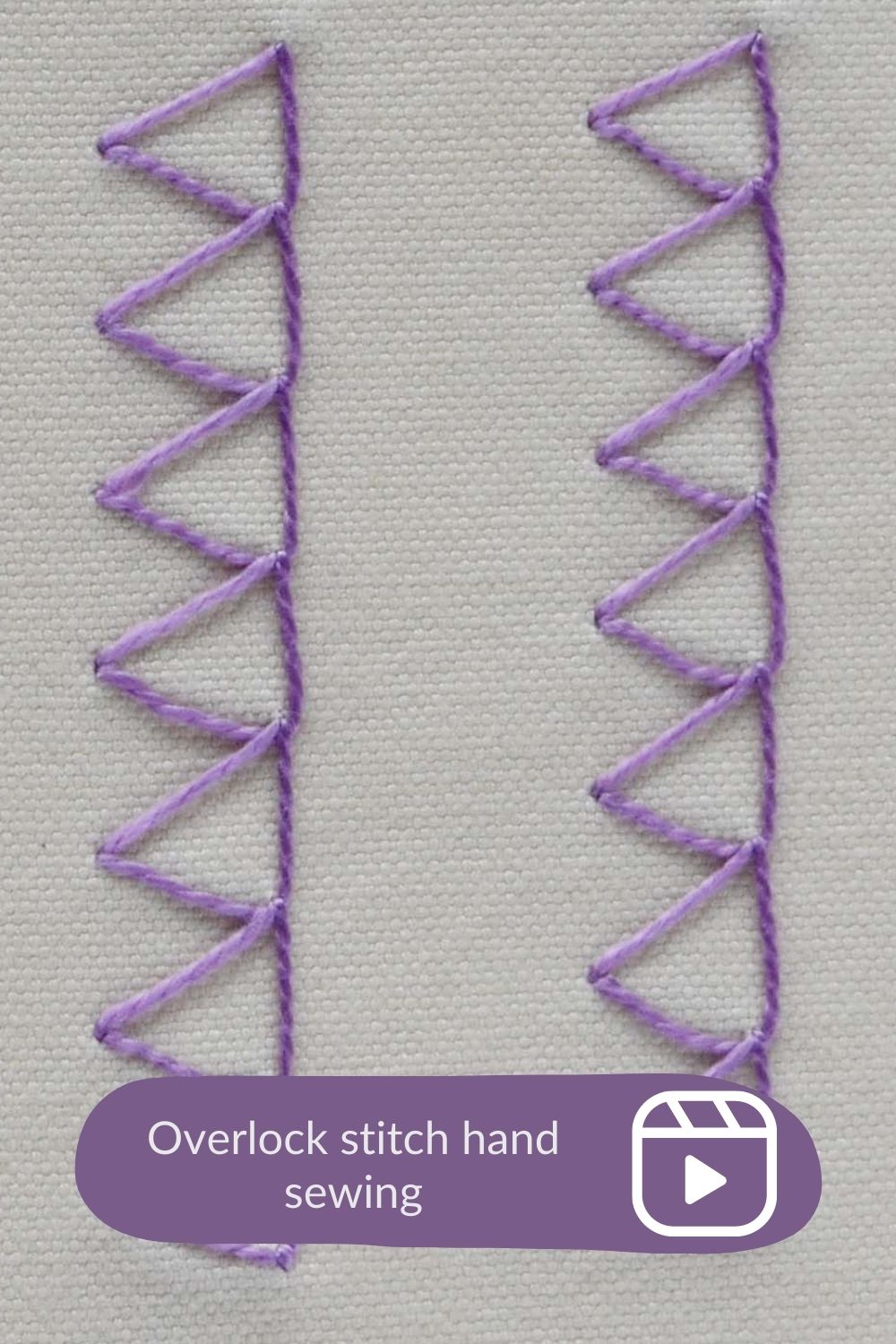 Overlock Stitch Embroidery Video Tutorial