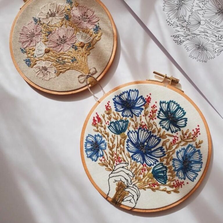 Botanical Embroidery Patterns: Nature-Inspired Stitching