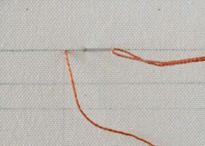 Plaited Fly Stitch - Library of hand embroidery stitches