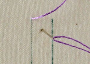 Wheatear stitch: Library of Hand Embroidery Stitches