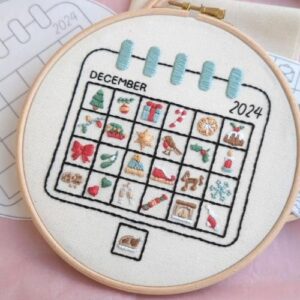 Embroidery Advent Calendar: Perfect Advent calendar for stitchers