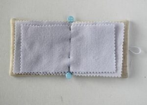 Hand embroidered needle book tutorial: Free pattern and guide