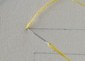 Detached Chain Stitch: Library of hand embroidery stitches