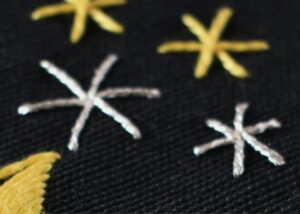How to Embroider Stars: Hand Embroidery Stitches + Free Sampler