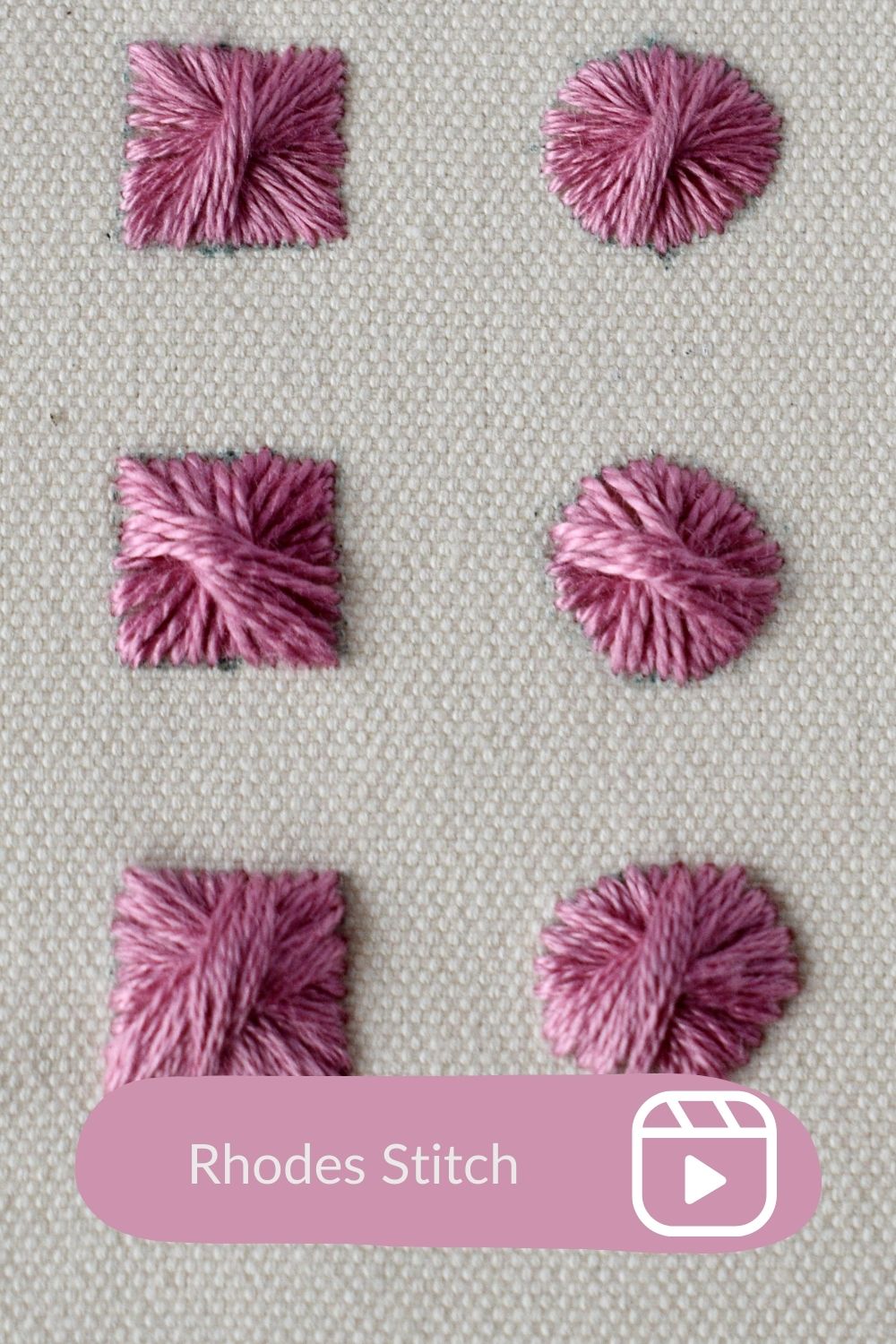 Rhodes Stitch Video Tutorial