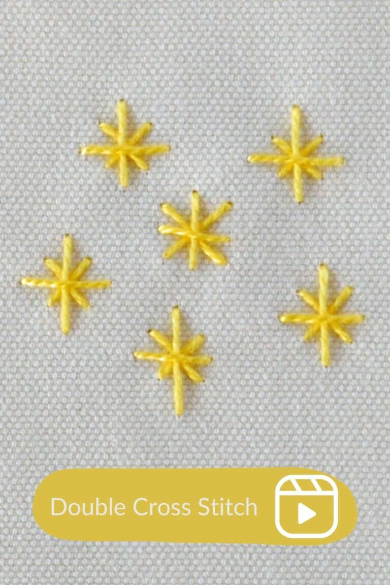 Double Cross Stitch Video Tutorial