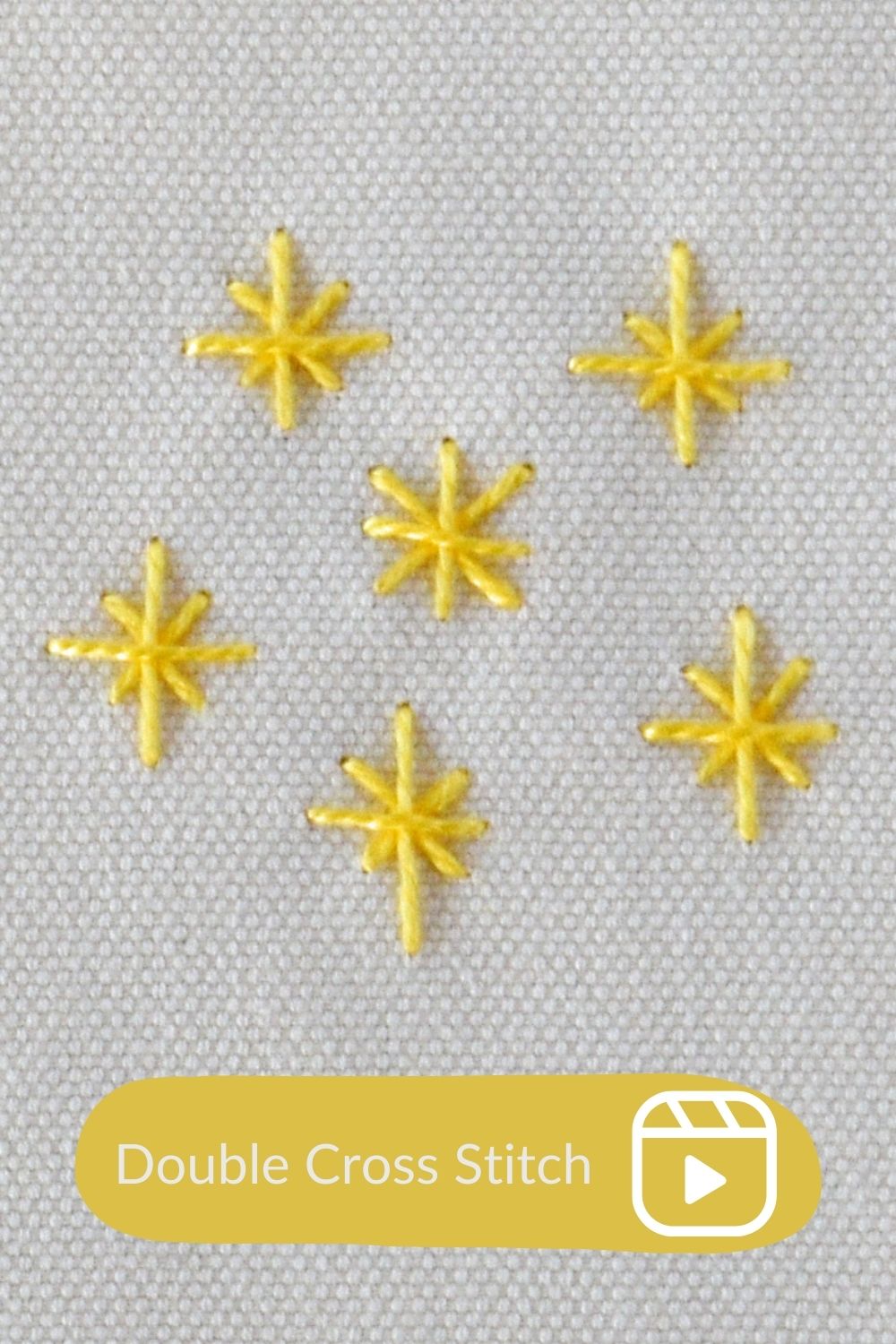 Double Cross Stitch Video Tutorial