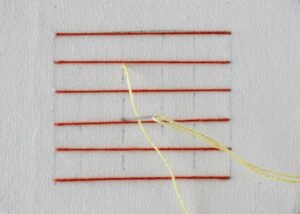 Burden Stitch: Library of hand embroidery stitches