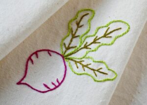 Spice Up Your Kitchen With Veggie Embroidery Tutorial &Free PDF
