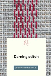 Darning Stitch: Library of Hand Embroidery Stitches