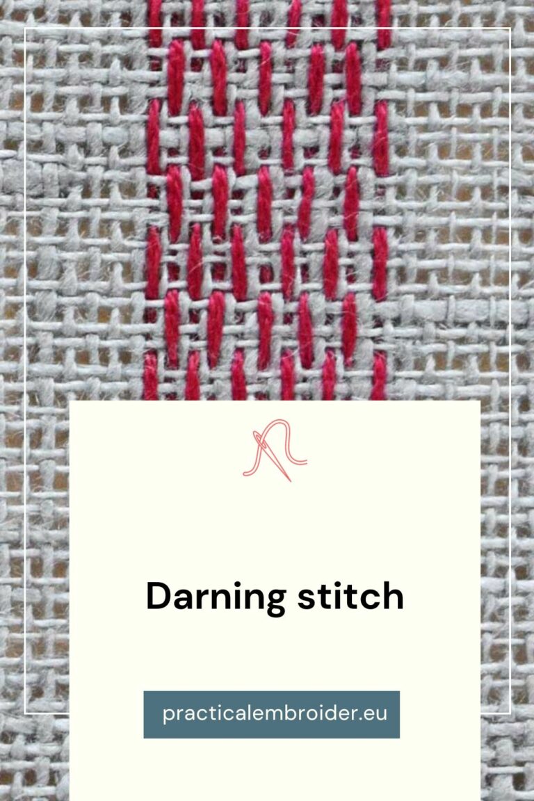 Darning Stitch: Library of Hand Embroidery Stitches
