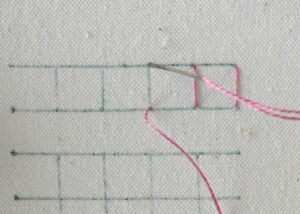 Bosnian Stitch: Library of hand embroidery stitches