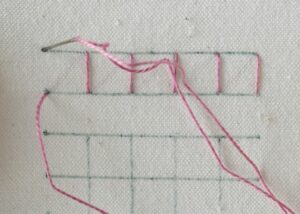 Bosnian Stitch: Library of hand embroidery stitches